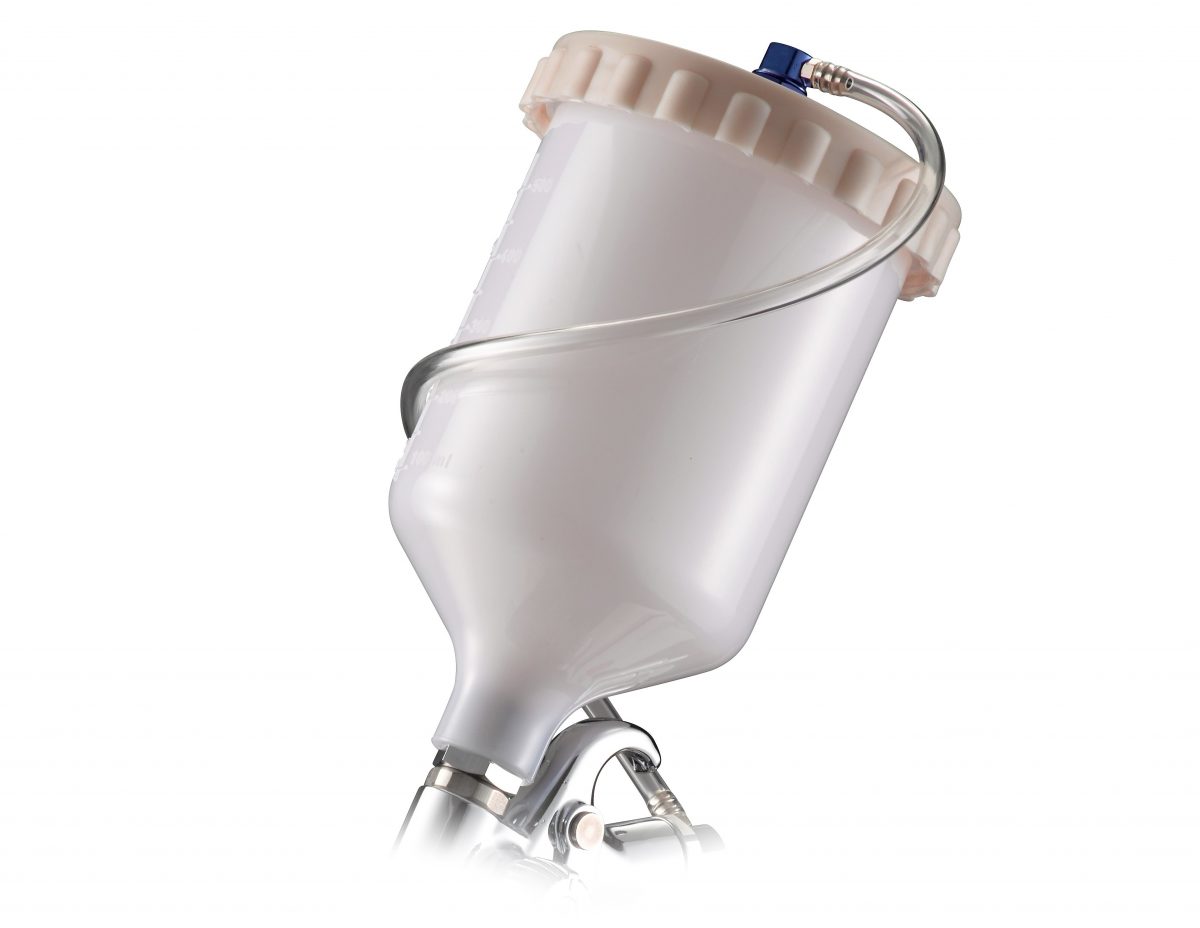 Q-Tech Nylon 600ml gravity cup as supplied with Q7 - Q-Tech Spares and ...